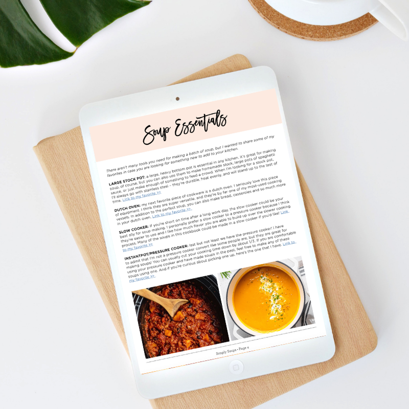 Simply Soups | Soup Cookbook with 15 Recipes – Simply Quinoa